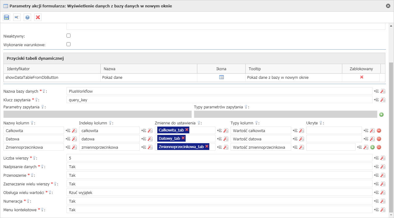 [AKCJA] Wyświetlenie danych z bazy danych w nowym oknie - Dostępne ...